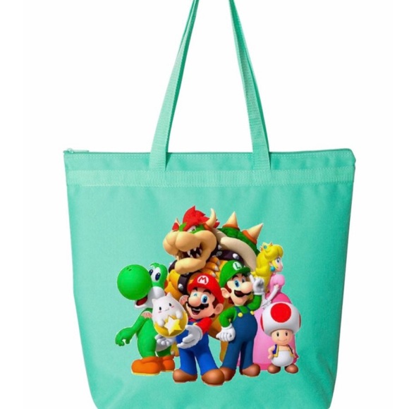 Bags | Mario Bros Tote And Mask | Poshmark